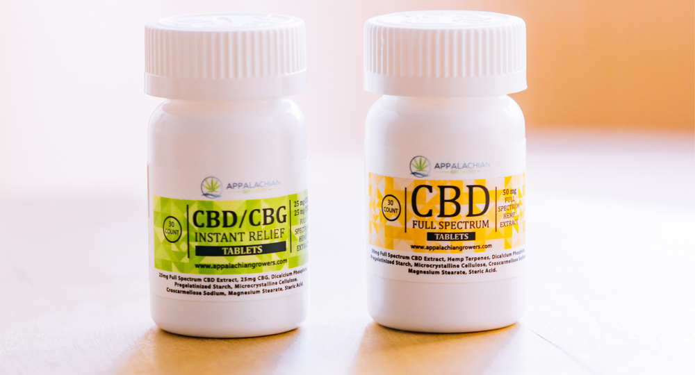 CBD & CBD/CBG Tablets